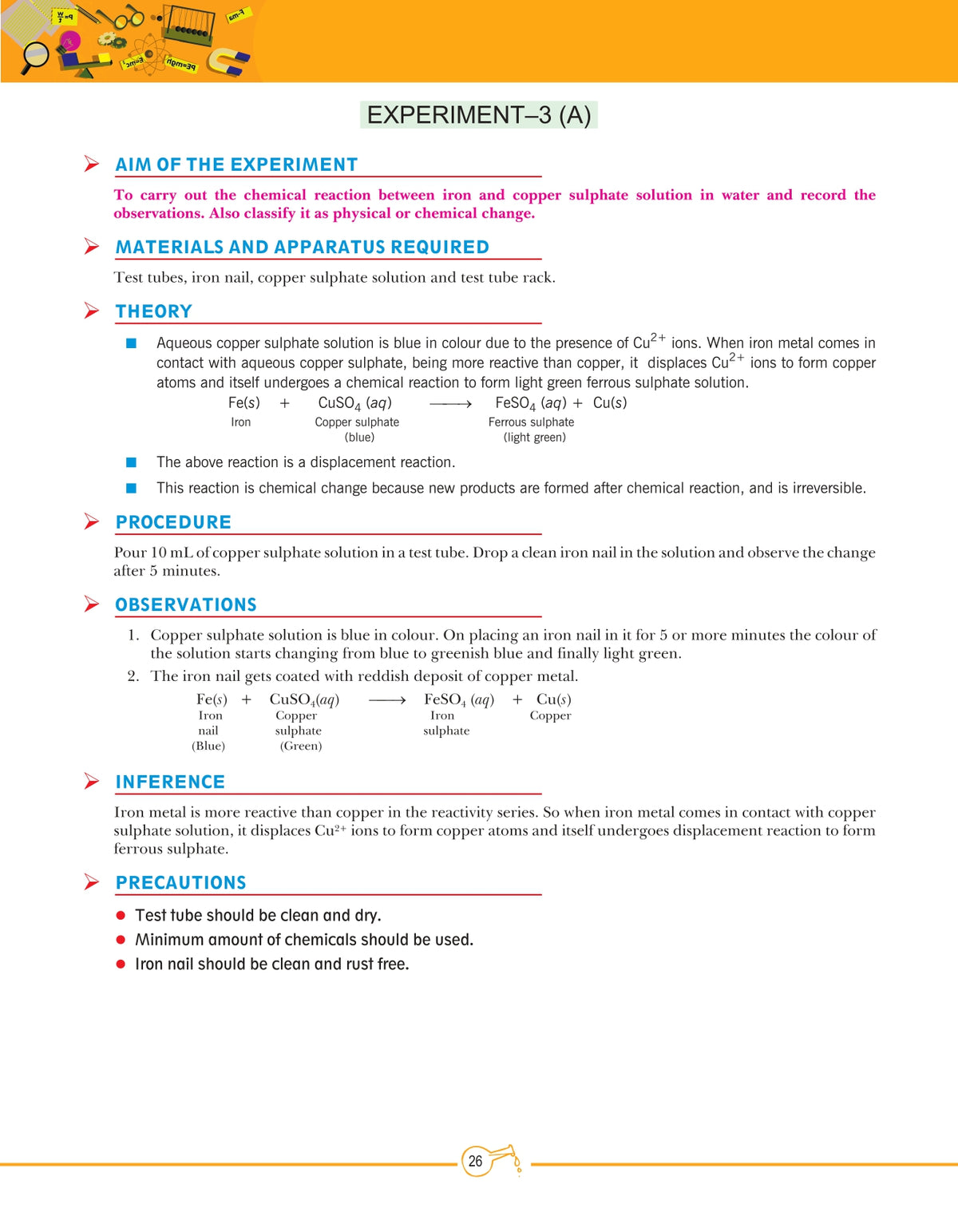 Lab Manual Science (HB) With Worksheet | For Class 9 | CBSE Based | NC