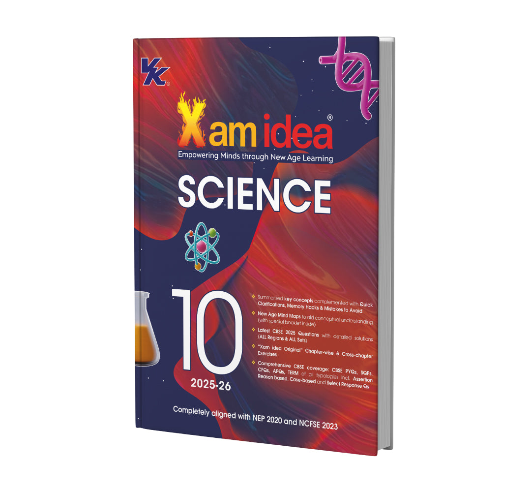 Xam idea Class 10 Science (2025-26) | Latest CBSE Syllabus | Key Conc